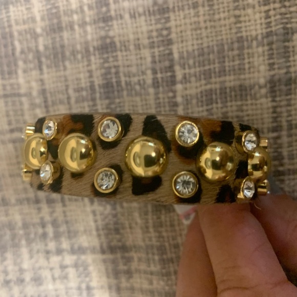 Juicy Couture | Jewelry | Nwt Juicy Couture Leopard Studded Cuff ...